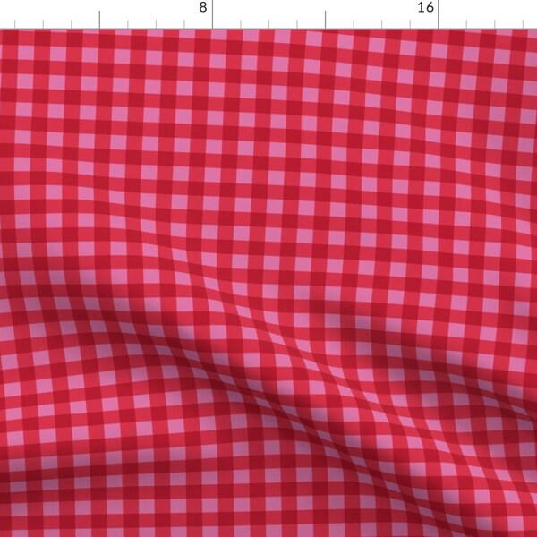 Red and Pink Fabric - Etsy