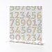 Number Wallpaper - Jumbo Number Grid on White by Weavingmajor ...