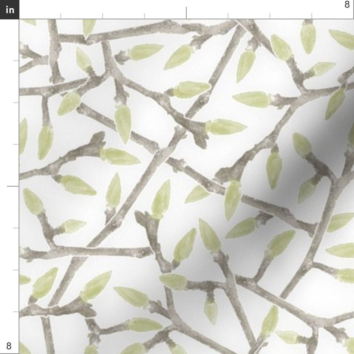 Rustic Woodland Branch Fabric Branch by J9design Rustic - Etsy
