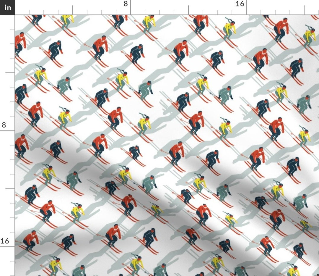 Skiing Fabric Ski Carnival Winter Snow Ice Nordic Cross-country ...
