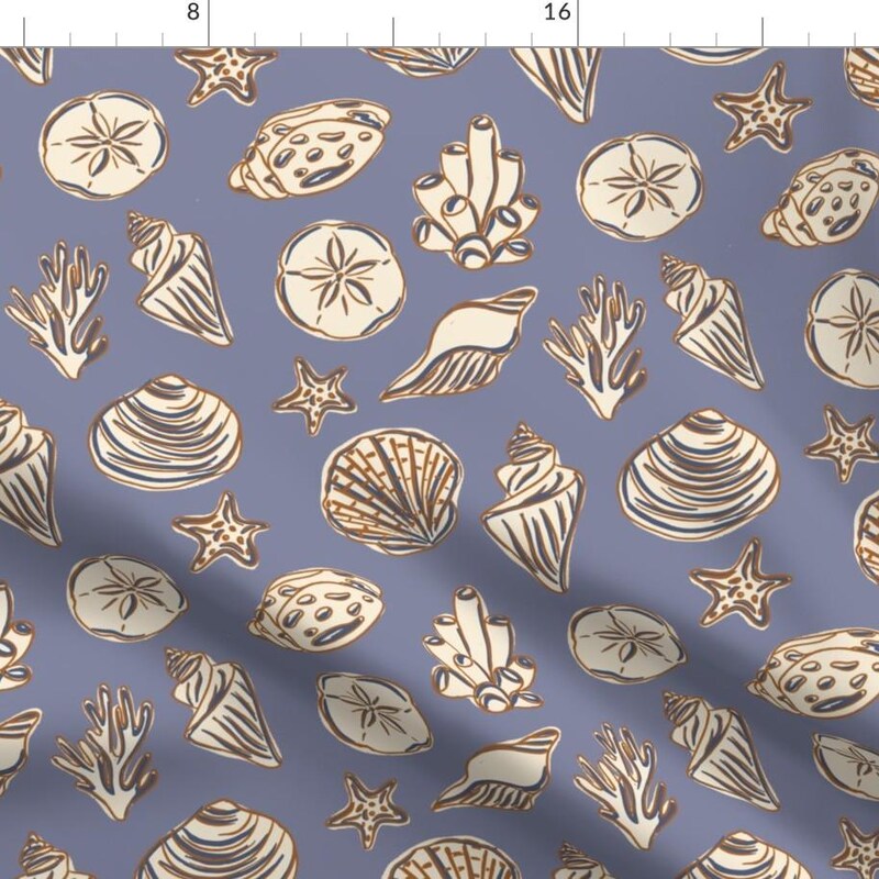 Seashore Fabric - Etsy