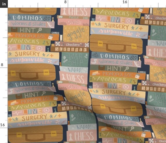 Game Fabric Board Game Stockpile By Katdoesartstuff Game | Etsy