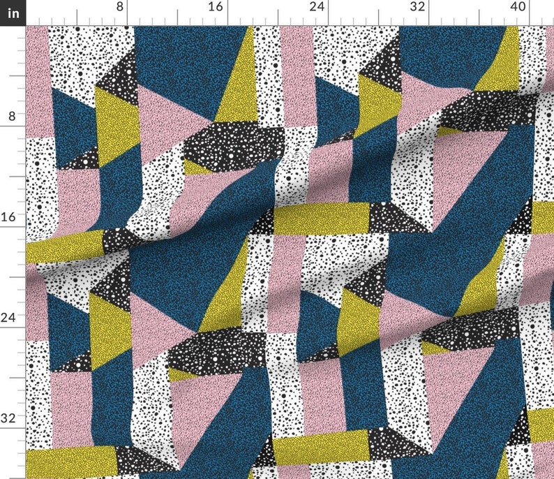 Postmodern Fabric Postmodern Puzzle by Elliottdesignfactory - Etsy