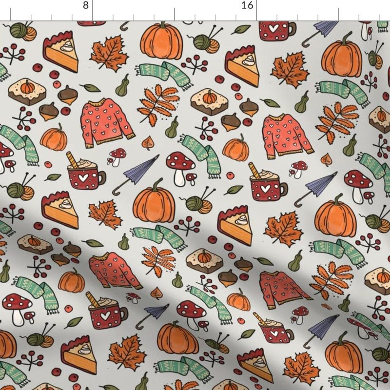 Autumn Fabric - Etsy