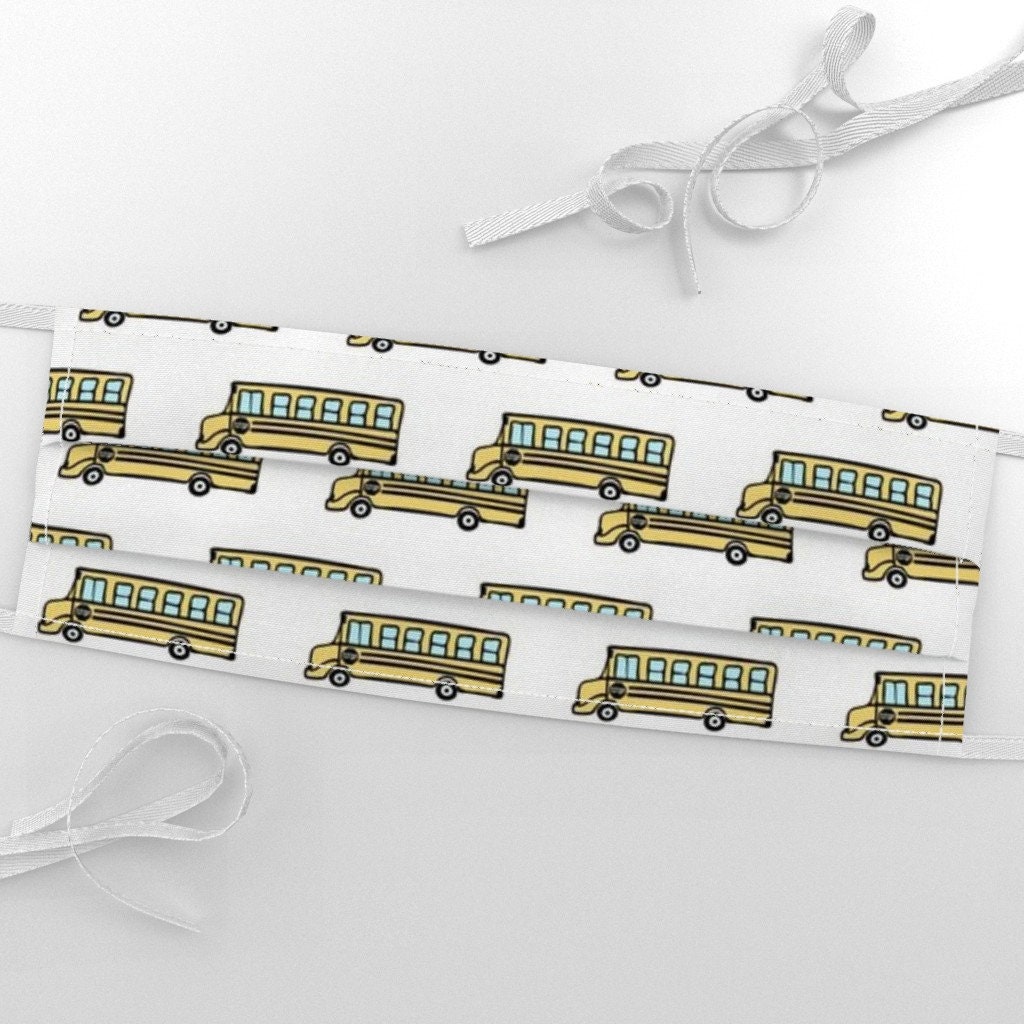 School Bus Fabric School Bus Yellow by Littlearrowdesign - Etsy