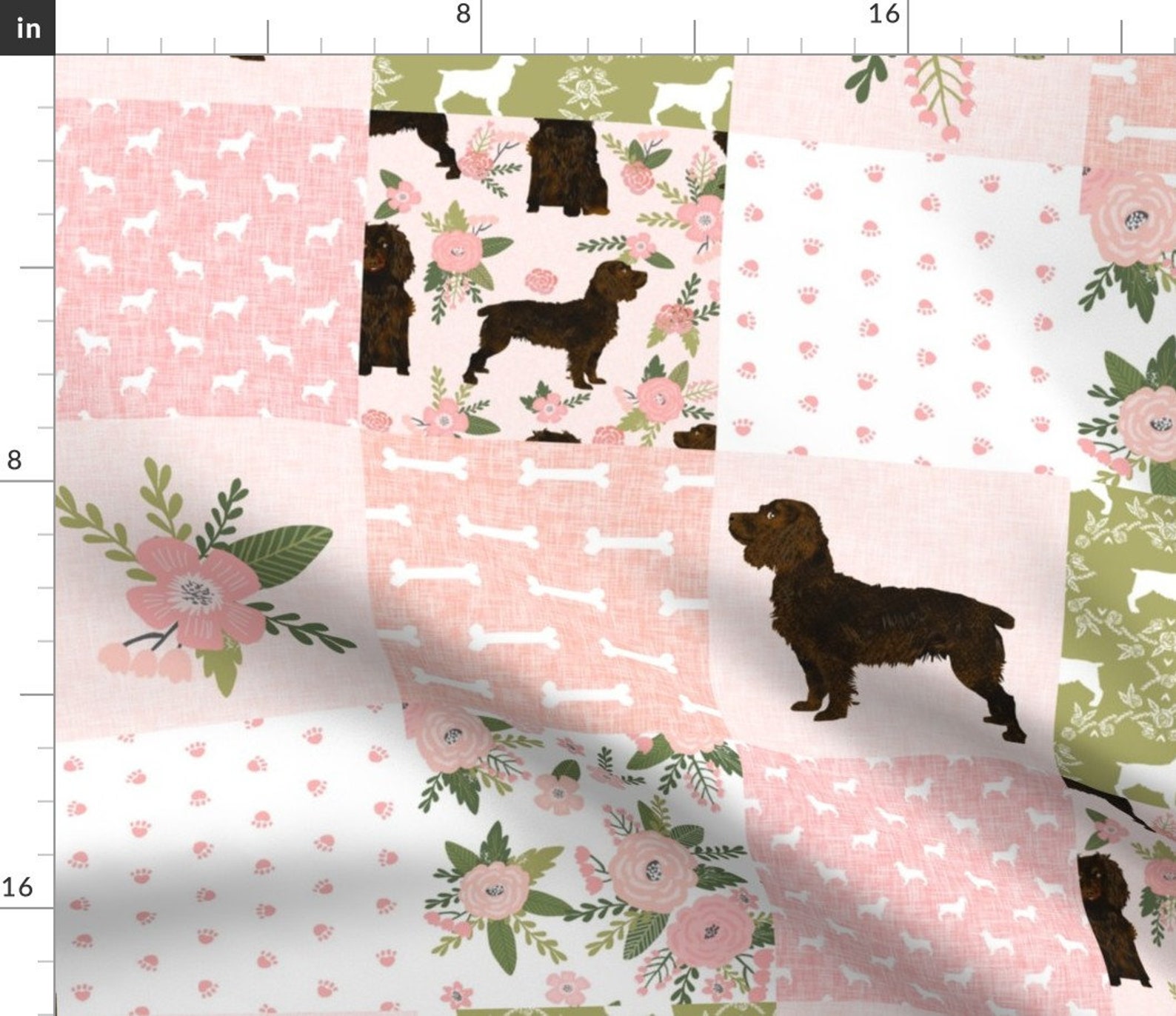 Boykin Spaniel Fabric Boykin Spaniel Pet Quilt D Dog Cheater - Etsy