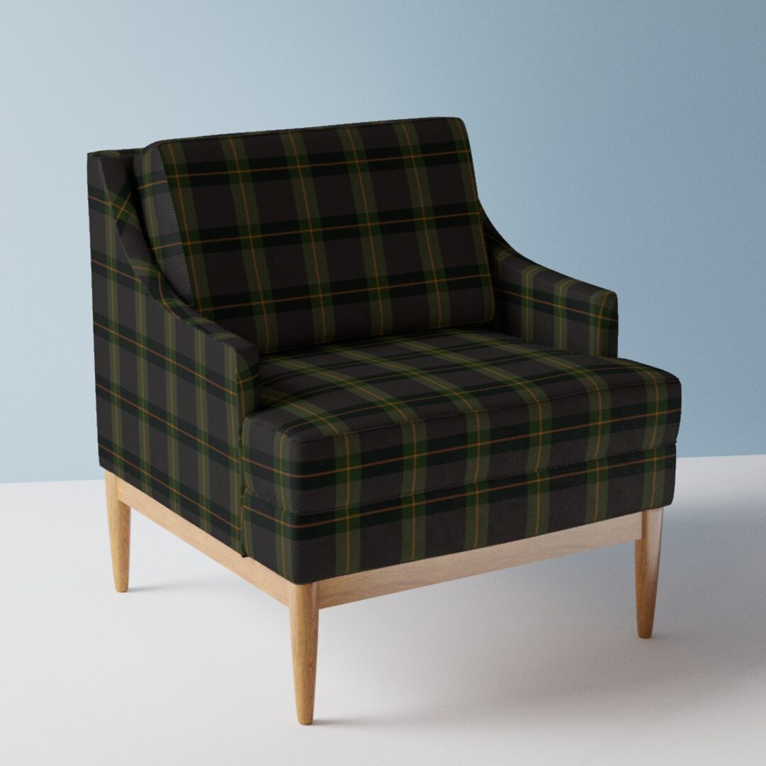Dark Green Plaid Upholstery Fabric Hunter Plaid by Laura_nisbet_art ... Dark Green Plaid Upholstery Fabric Hunter Plaid by Laura_nisbet_art ...
