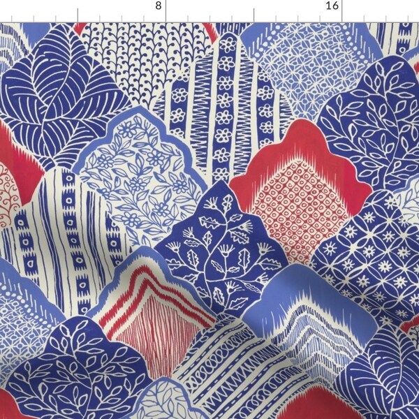 Flame Stitch Fabric - Etsy