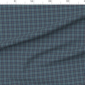 Plaid Fabric Custom Trendy Blue Plaid 2 by Eclectic House Plaid Checked ...