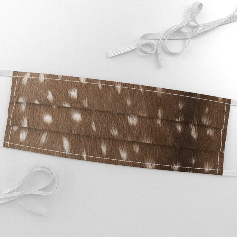 Deer Skin Pattern Fabric Silky Deer Hide Brown Deer Skin // | Etsy