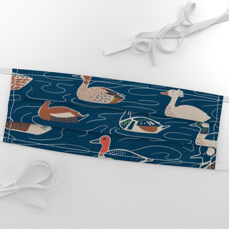 Duck Fabric Duck Duck... Duck by Caleb Luke Lin Duck Pond - Etsy