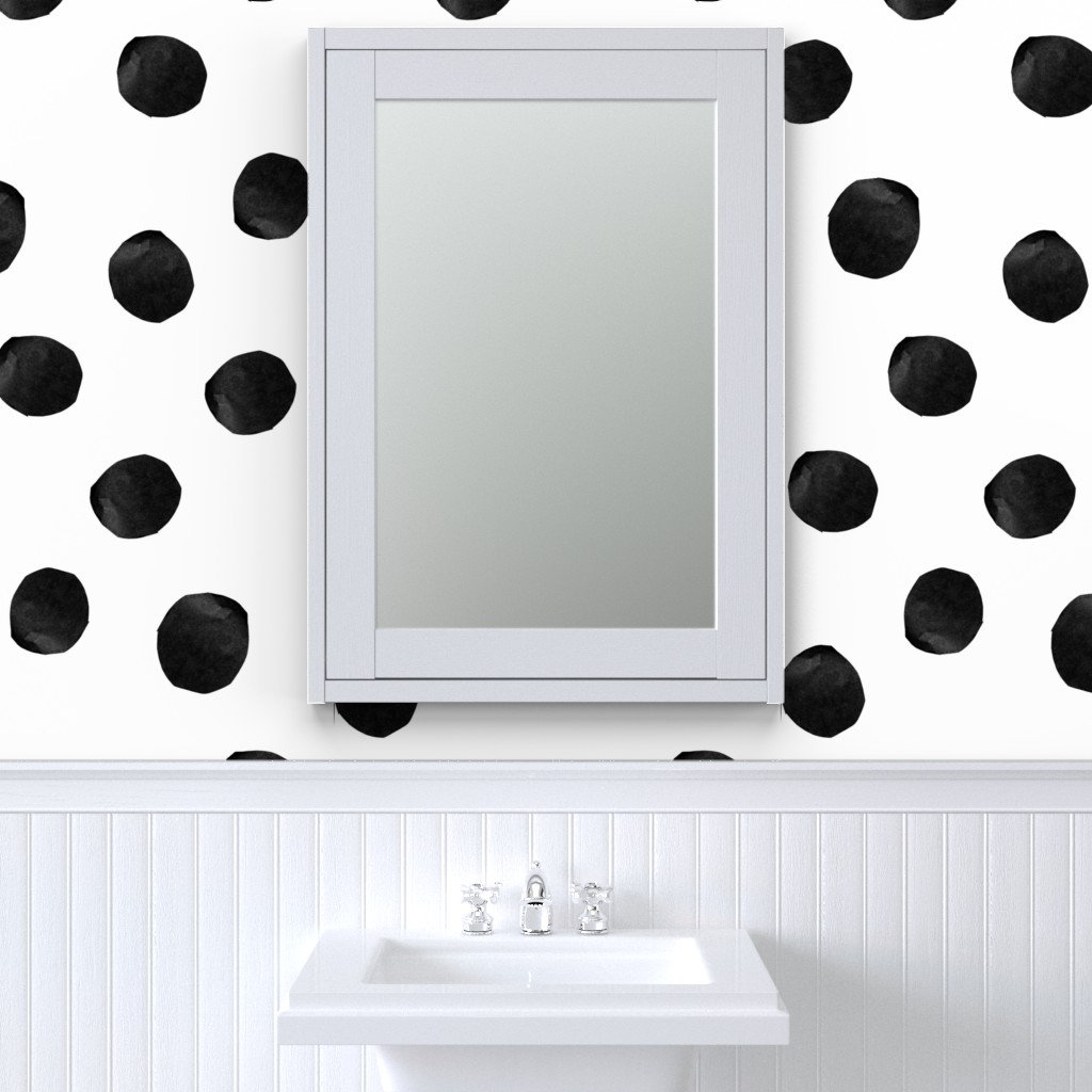 Large Dot Wallpaper Large Cut Paper Dots by Patrice N - Etsy