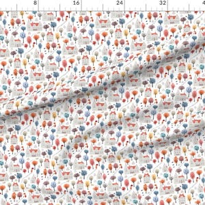 Countryside Fabric countryside by Elena Naylor Country House Home Rural ...