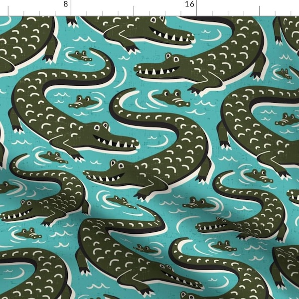 Alligator Fabric - Etsy