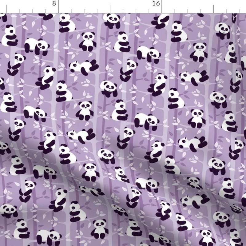Panda Fabric - Etsy
