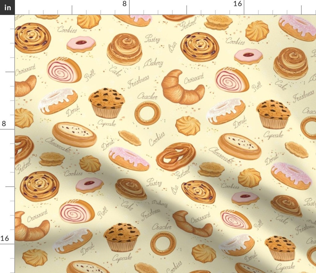 Pastries Fabric Pastries by Sandityche Pastries Dessert - Etsy