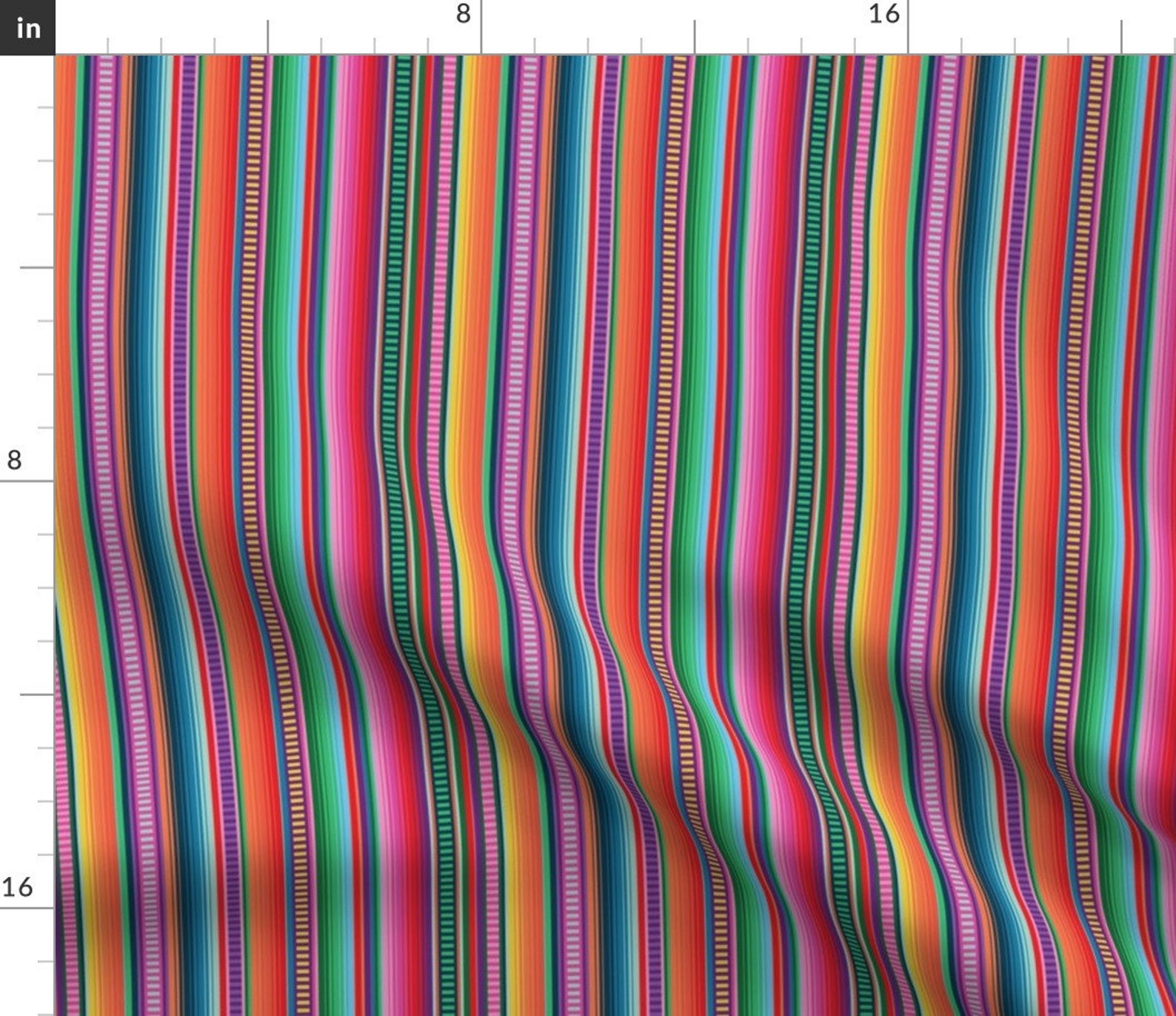 Serape Fabric Mexican Blanket by Anchored by Love Mexican - Etsy