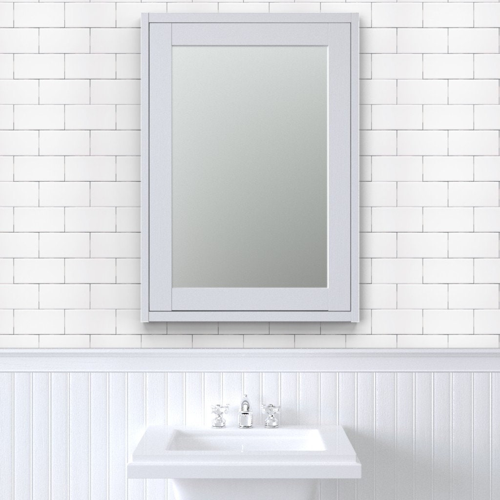 Subway Tile Wallpaper Subway Tile by Littlerhodydesign | Etsy