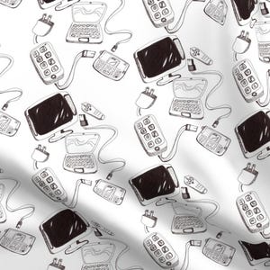 Computer Fabric Plugged in 2 by Kcs Electronics Vintage Computers ...