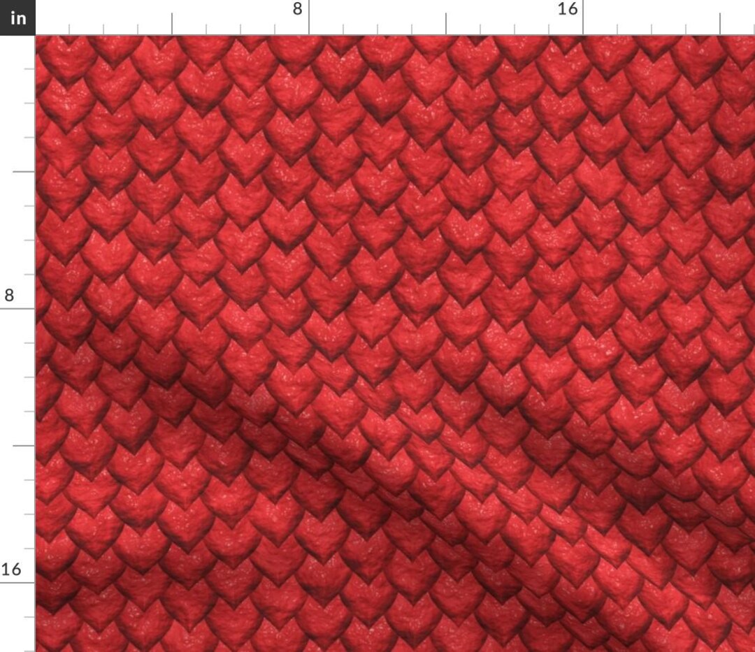 Dragon Fabric Red Dragon Skin by Animotaxis Dragon Scales Red Fantasy ...