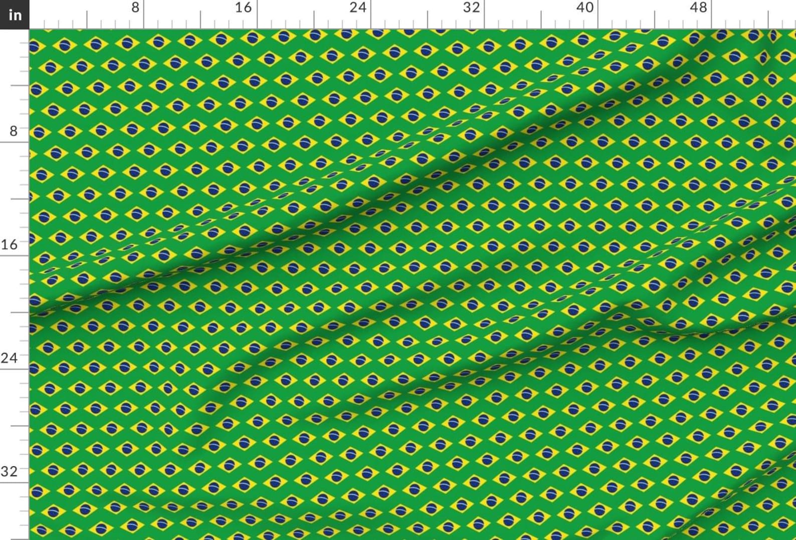 Brazil Fabric - Brazil Flag by Flagfabric - Brazil Flag Southern Cross ...