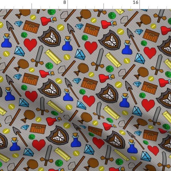 Video Game Fabric - Etsy