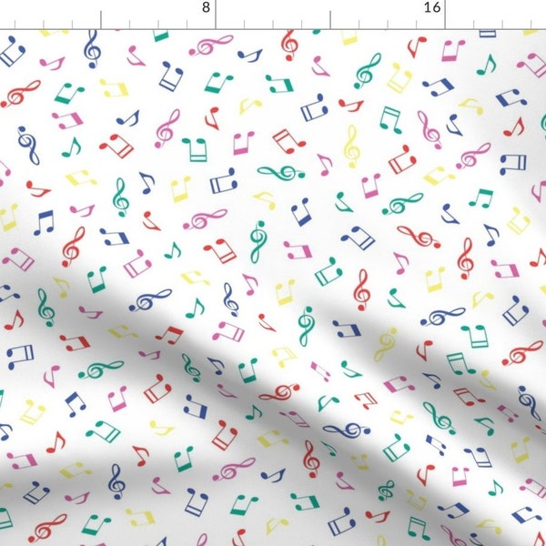 Musical Notes Quilting Fabric - Etsy