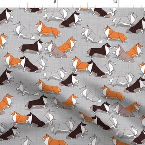 Collies Fabric Origami Collie Friends by Selmacardoso - Etsy