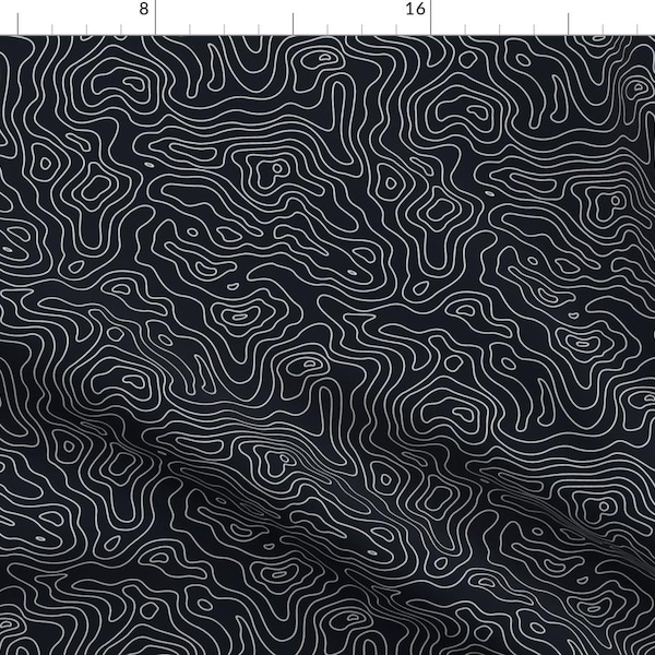 Topography Fabric - Etsy
