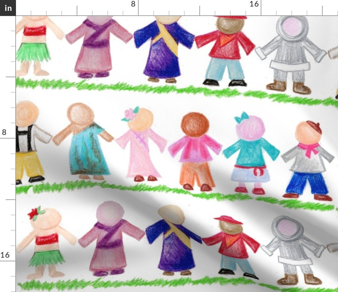 Paper Doll Children Fabric International Children Paper Dolls by Amy ...