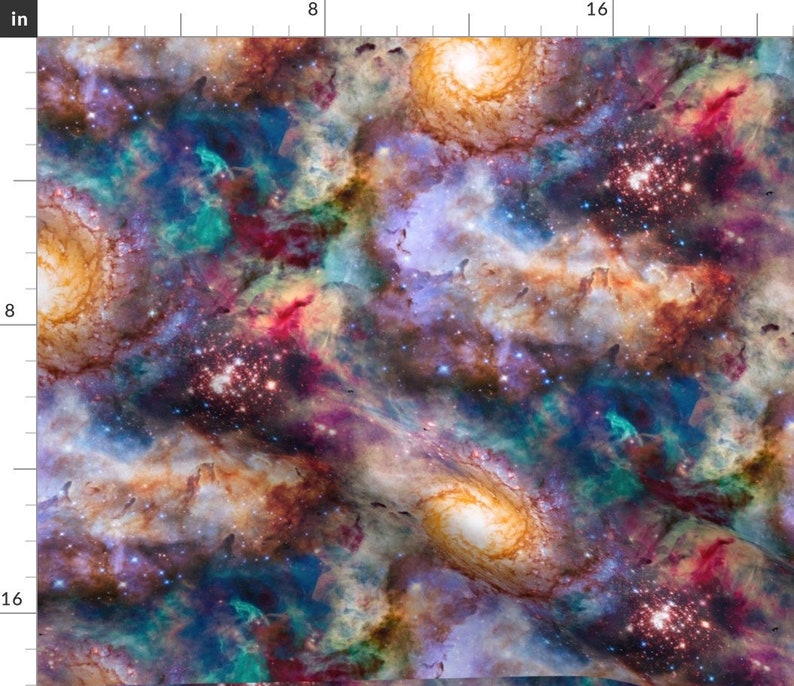 Galaxy Fabric Galaxy Compilation by Versodile Galaxy Outer - Etsy