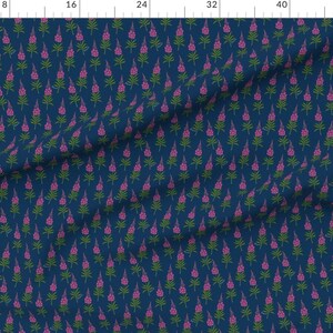 Pink Fireweed Fabric - Spring Fireweed by Aspen Redesign - Bright Pink ...