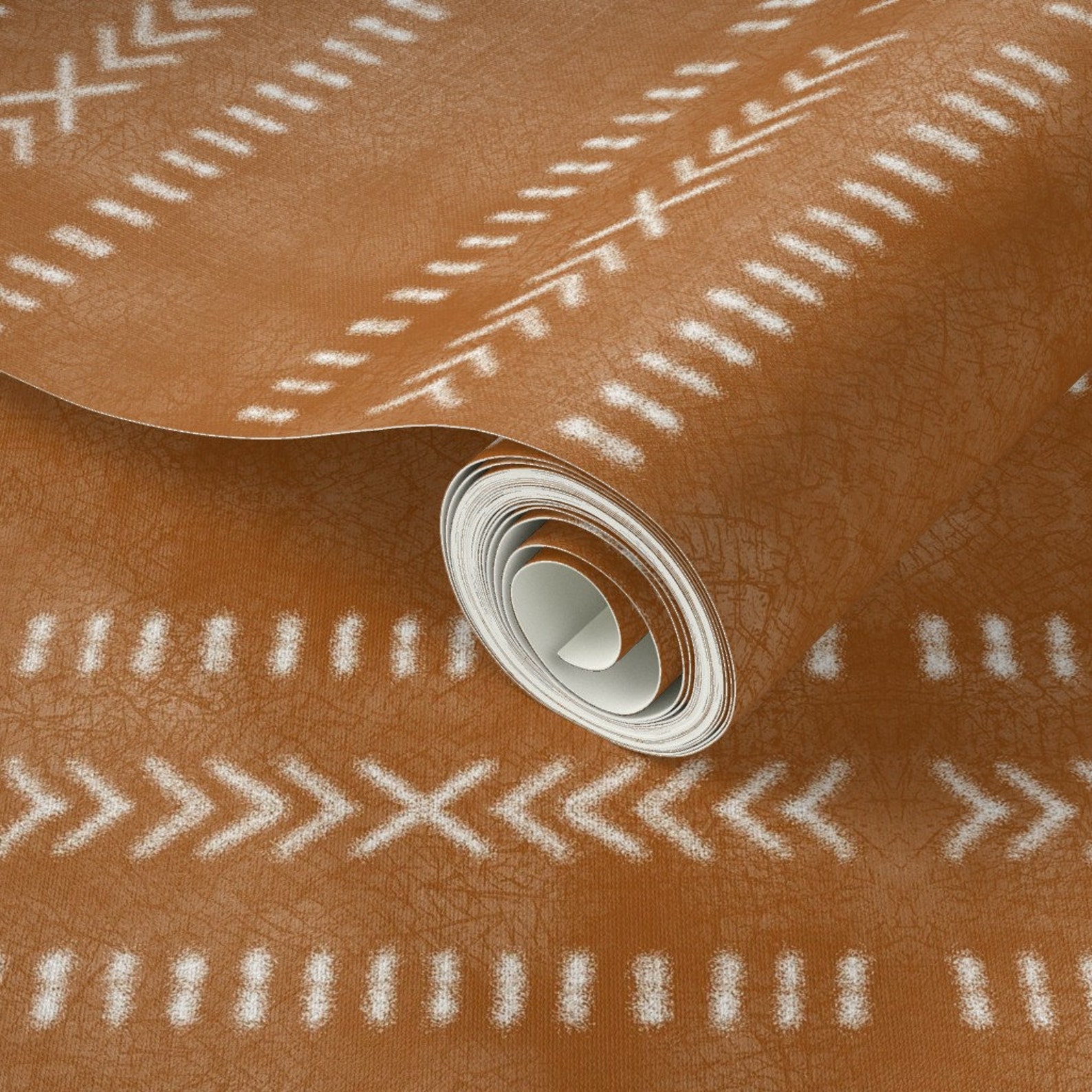 Minimal Southwestern Rust Wallpaper Minimal Burnt Orange by - Etsy
