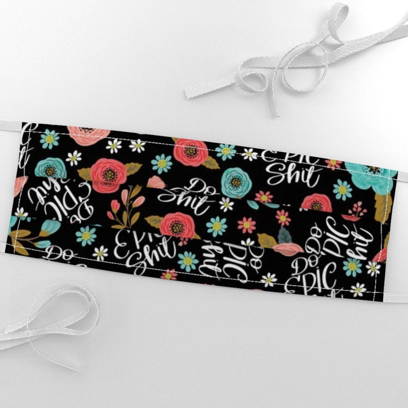 Swear Fabric Pretty Sweary Cursewords by Cynthiafrenette - Etsy