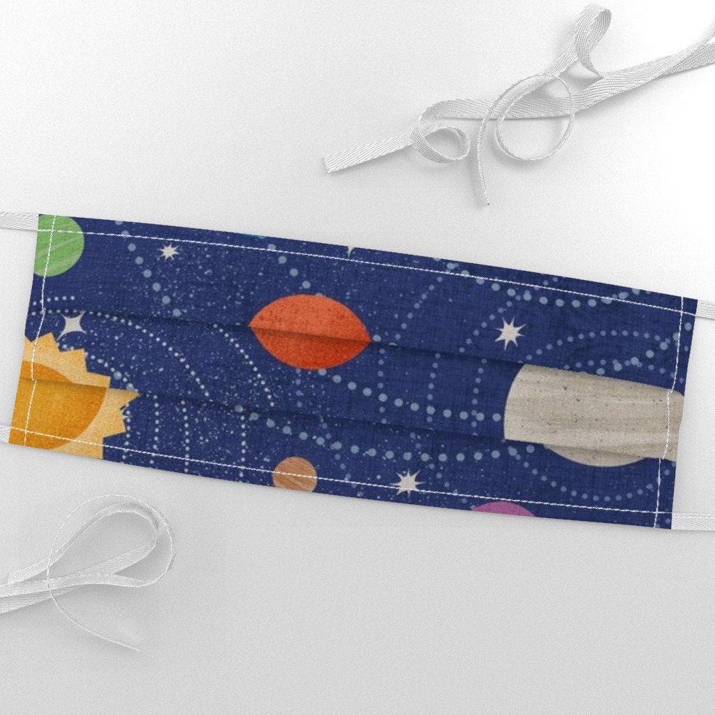 Solar System Fabric Solar System Planets by Carey_copeland - Etsy