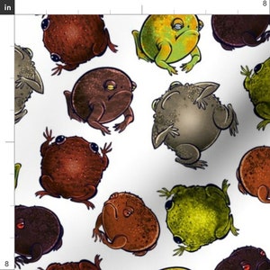 Toads Fabric Meowing Desert Frog by Jadegordon Desert Frog Amphibian ...