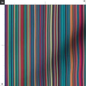 Vertical Stripe Fabric Fantastic Mini Stripe Vertical by - Etsy