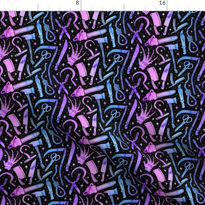 Horror Fabric - Etsy