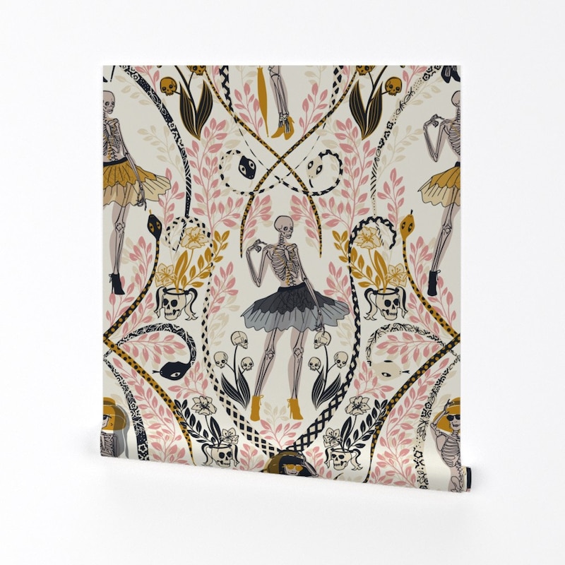 Wallpaper Roll Gothic - Etsy
