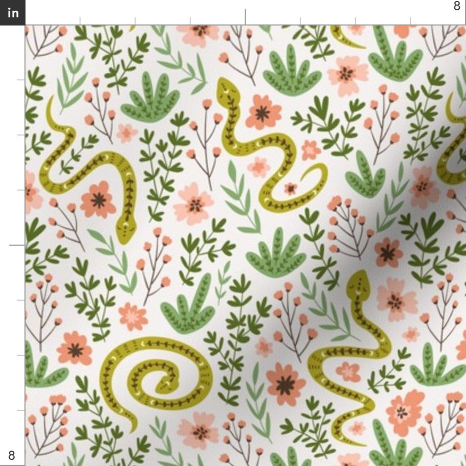 Snake Fabric Flowers and Snakes by Alenkakarabanova Snake - Etsy