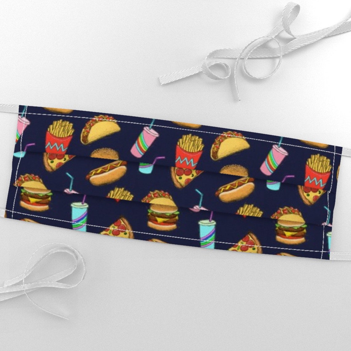 Fast Food Fabric Painted Fast Food Small Version By Micklyn | Etsy