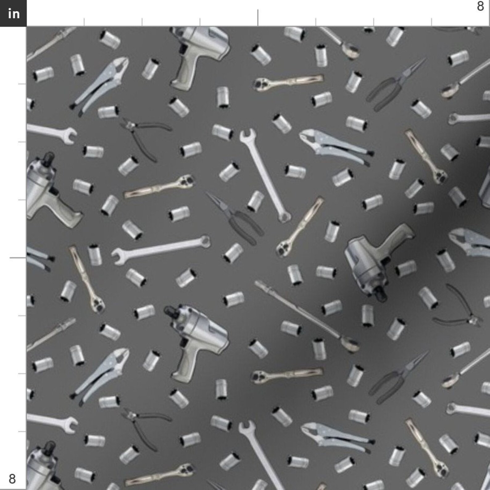 Mechanic Gray Tools Fabric Master Tech Tools Tool Box Gray | Etsy