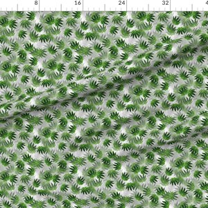 Marijuana Fabric Elegant Indica Leaves Light by Camomoto Marijuana ...