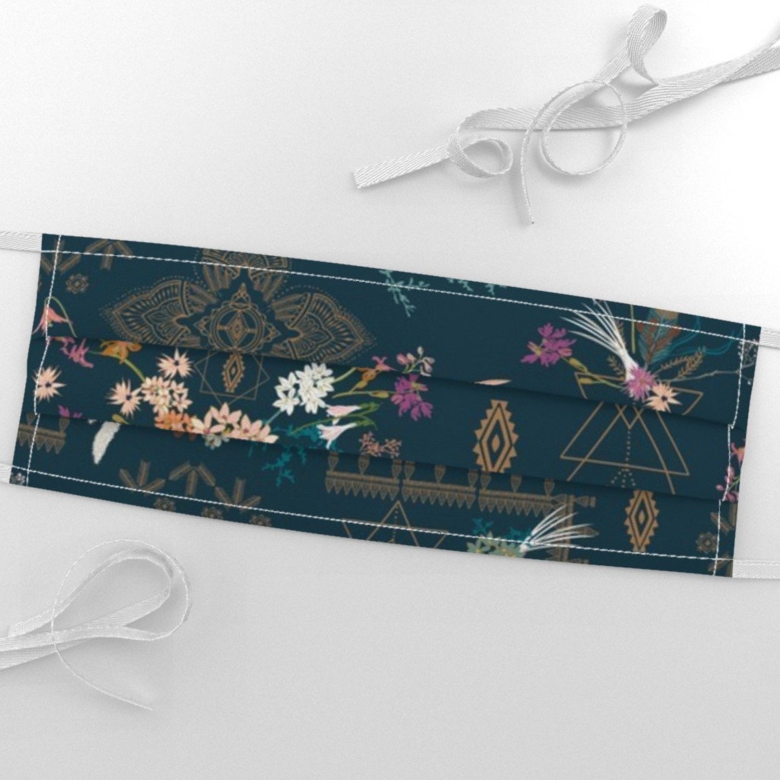 Boho Fabric Sheba Hanging Garden Small teal by Nouveau - Etsy