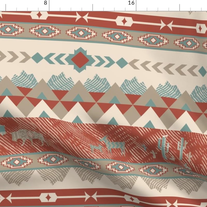 Aztec Flannel Fabric - Etsy