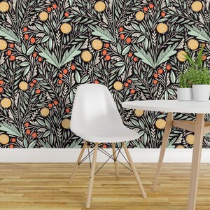 Eucalyptus Wallpaper Astrid by Amy Maccready Nature Greenery Green Gray ...