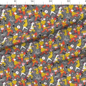 Mod Marching Band Fabric Mid Century Band Color 5 Large by - Etsy