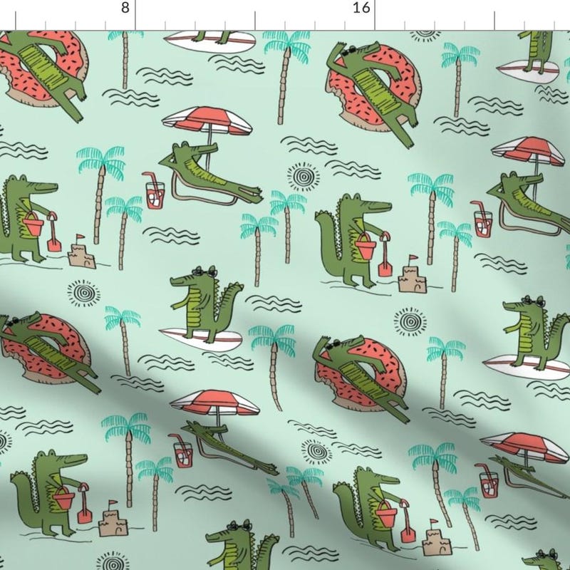 Alligator Fabric - Etsy