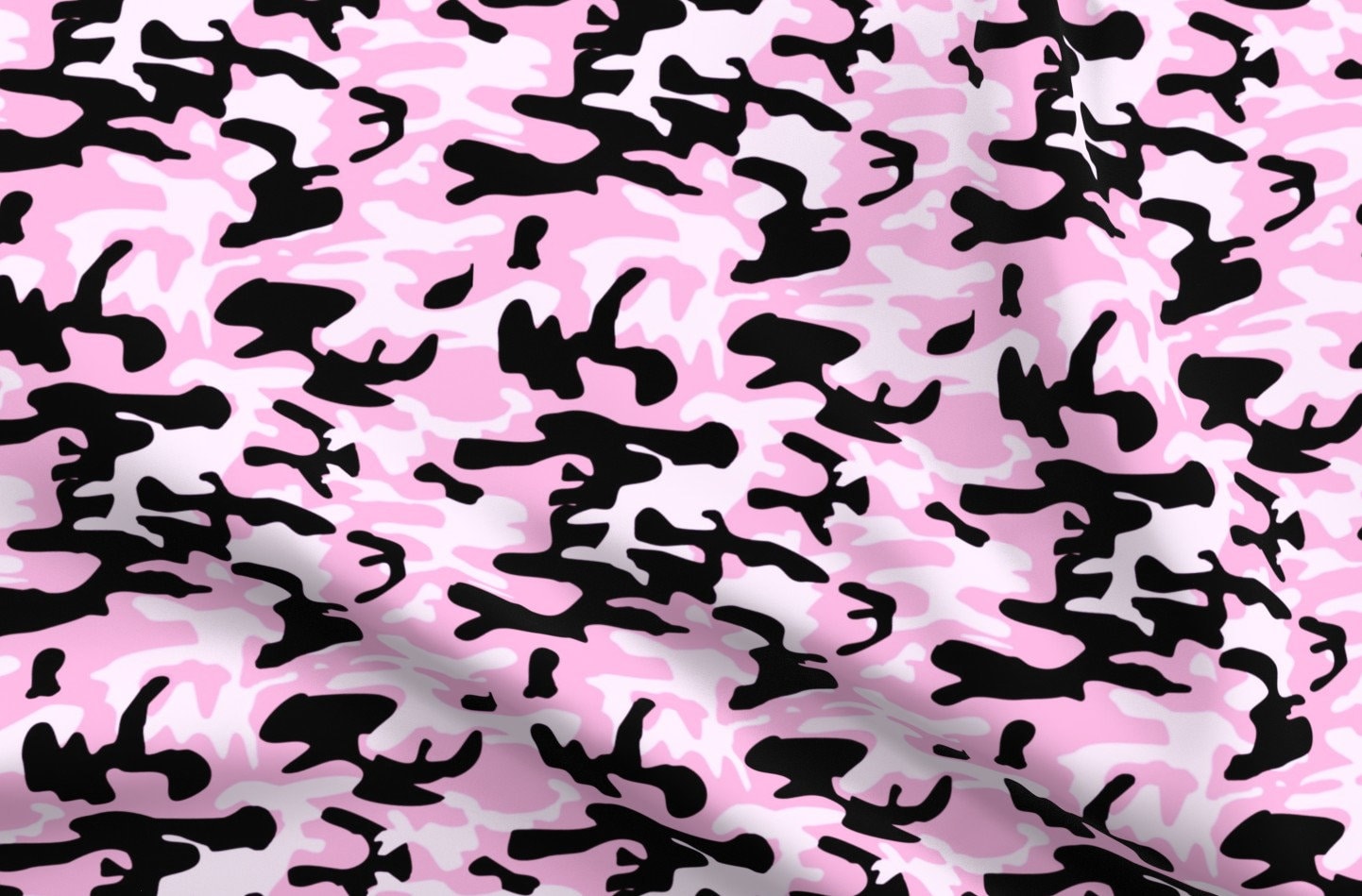 Pink Camo Fabric Pink Army Camo Pattern By Inspirationz | Etsy