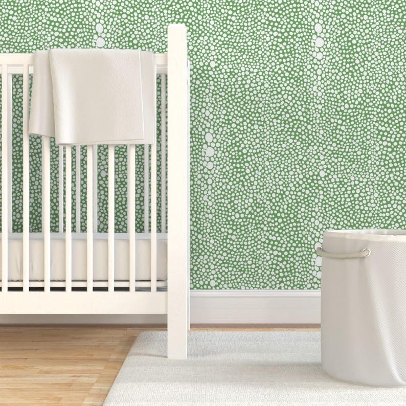 Animal Wallpaper - Green Shagreen by Danika Herrick - Green Antelope ...